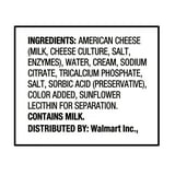 Great Value White American Cheese Slices 16 oz 24 Count, Pasteurized ...