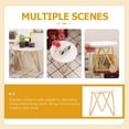 Quqiuxian Mini Side Table Miniature Side Table Round Table Tiny House ...