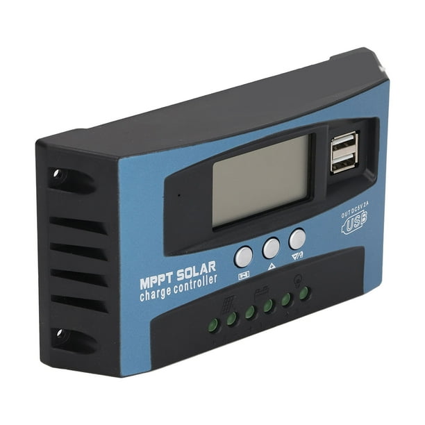 MPPT PV Controller With Duel Voltage Regulator LCD Multiple Protection MPPT Solar Panel ...
