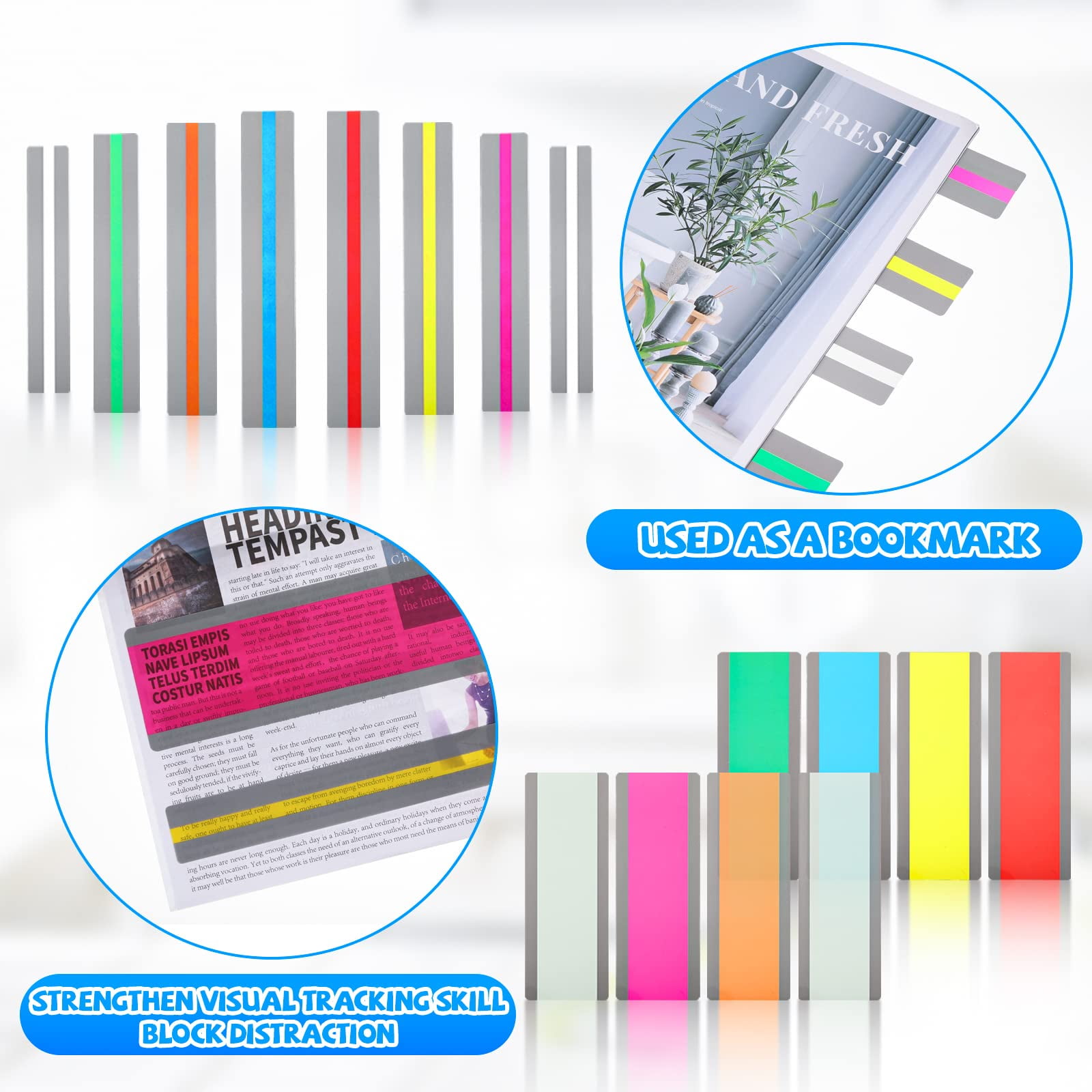 Click here for Xingzhi 16pack/Lot Reading Aids Ruler Wide Applica... prices