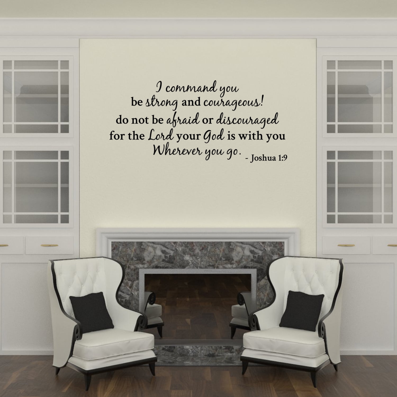 Empresal I Command You Vinyl Wall Decal Joshua 1:9 God Scripture ...
