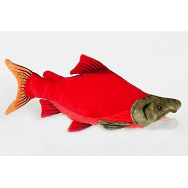 Chinook Salmon - 10 inch Cabin Critters Stuffed Animal - Saltwater Fish ...