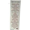 St Carlo Acutis Bookmark Holy Card Newly Canonized Saint of The ...