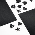 120 Sheets A5 Black Glitter Cardstock, No Shedding Shiny Glitter Paper ...