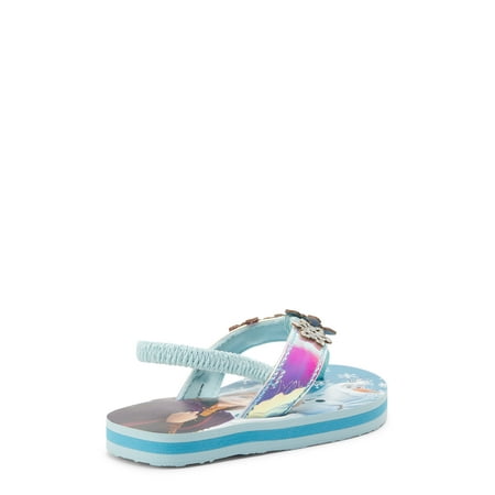Disney Frozen 2 Elsa Lighted Beach Flip Flop (Toddler Girls) | Walmart ...