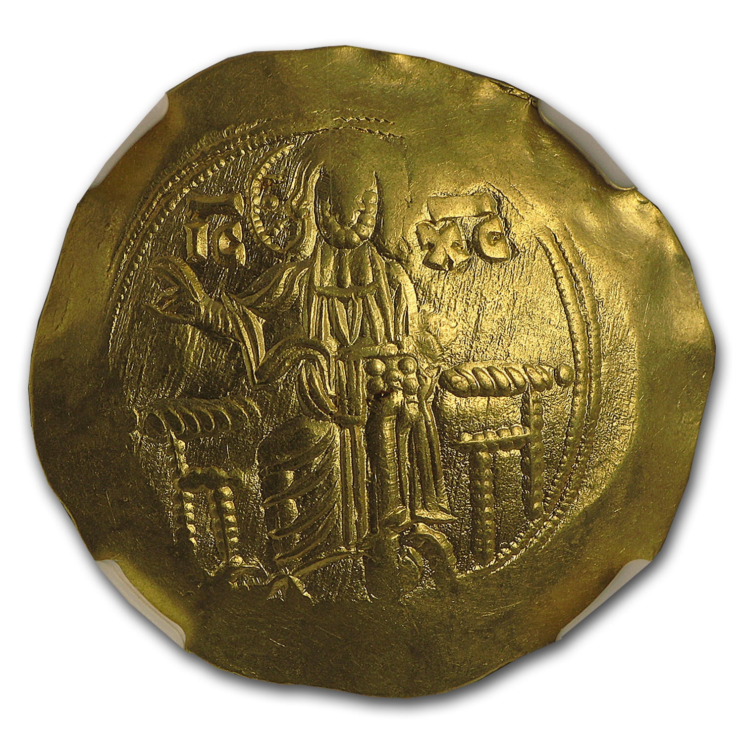 Byzantine Gold Hyperpyron John III Ducas (1221/2-1254 AD) AU NGC ...