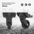 4Pcs Luggage Wheel Replacement Quiet Casters Wear Resistant Suitcase ...