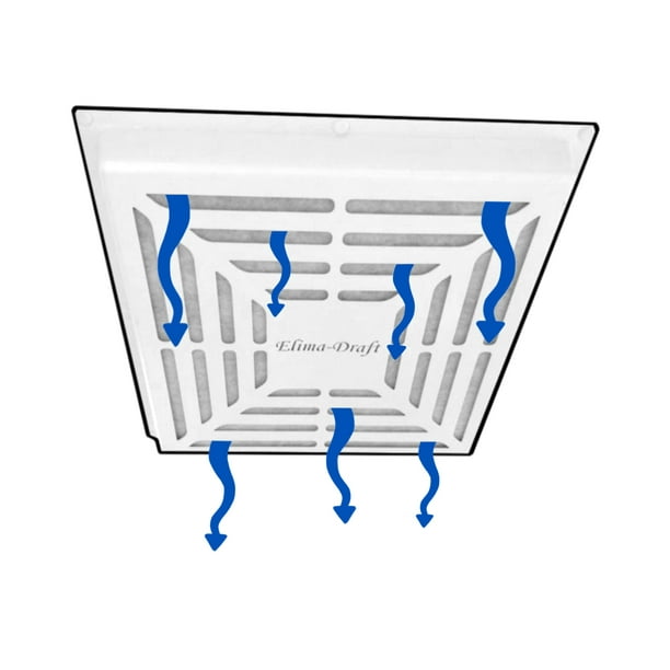 ELIMA-DRAFT® MAGNETIC FILTRATION VENT COVER FOR HVAC COMMERCIAL VENTS 24" X 24" - Walmart.com