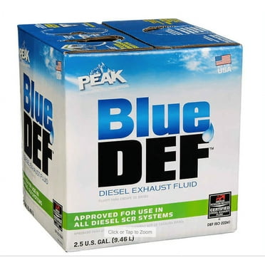 BlueDEF Diesel Exhaust Fluid (DEF) Additive, 2.5 gal, for Diesel ...
