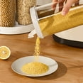 Clear Rotating Rice Bucket With Sealed Sections For Grains And Cereals ...