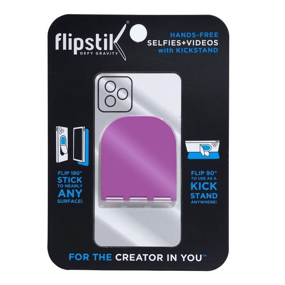 Flipstik Defy Gravity Cell Phone Stick & Stand - Classic Purple ...