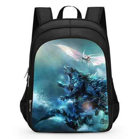 Godzilla Print School Bag Kids Waterproof Backpack | Walmart Canada