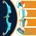 Growsly Kids Archery Set with LED Flash Lights Includes 14 Suction Cup ...