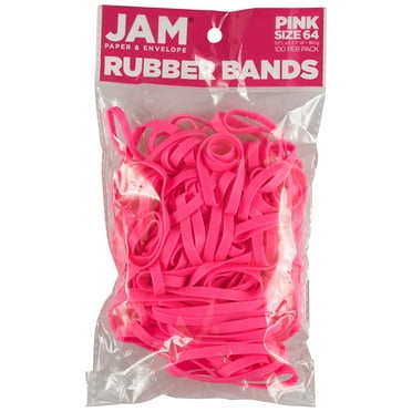JAM Paper & Envelope Rubber Bands, Size 33, Blue Rubber Bands, 100/Pack ...