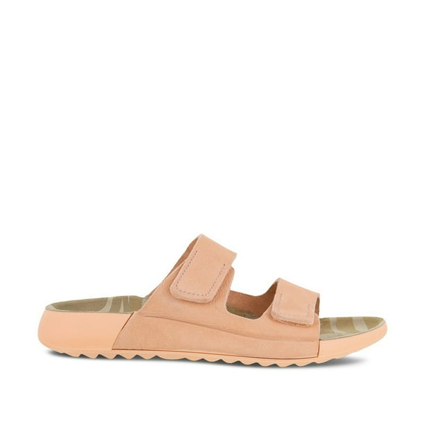 ECCO Women's 2nd Cozmo W Flat Sandal in Dusty Peach, 41 EU - Walmart.ca
