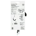 Concord Heavy Duty Bicycle J Hooks 2 Pack, 50lbs Limit, Wall/Ceiling ...