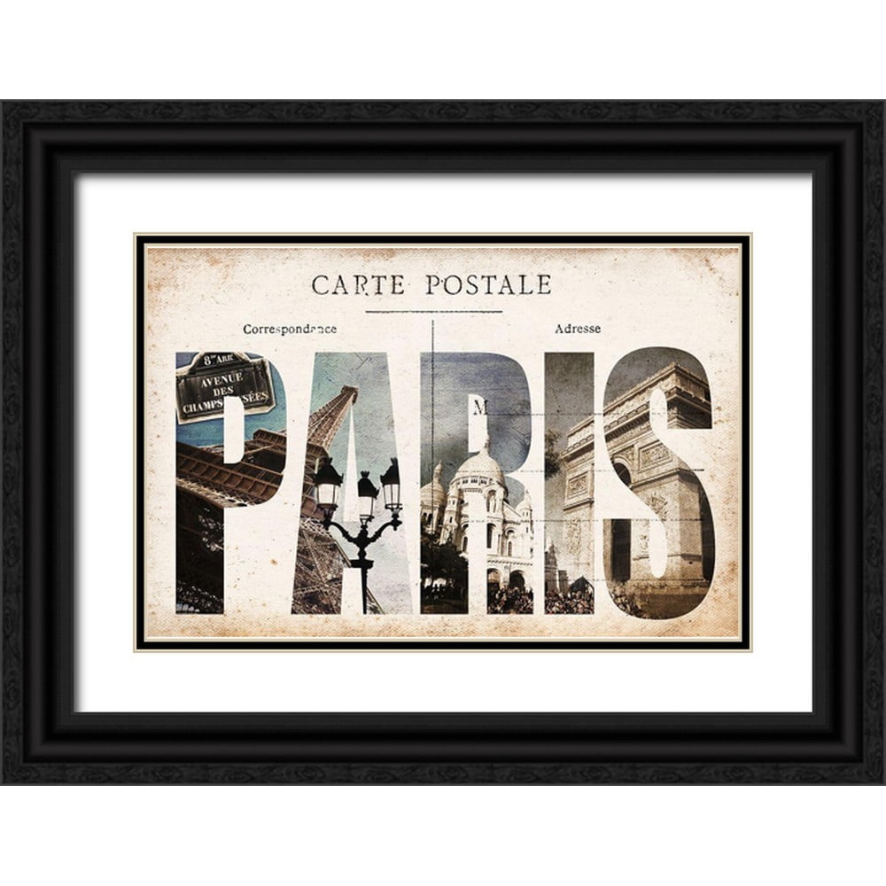 Sommers, Mindy 14x11 Black Ornate Wood Framed with Double Matting ...