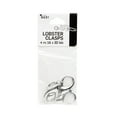 Cousin DIY Silver Lobster Clasp, 4 Pc, Large Metal Clasp, 16 x 30mm ...