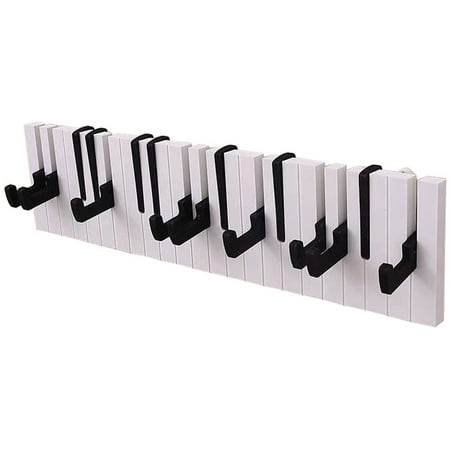 Piano Wooden Coat Racks, Coat Rack, Piano Keys Wall Mounted Coat Hook ...