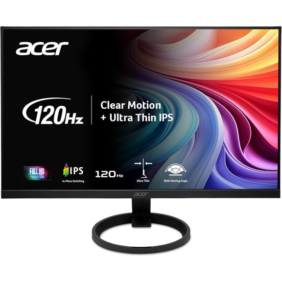 Restored Acer 27" Widescreen LCD Monitor 1920x1080 120Hz 1ms KB272 G0 ...