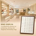 ANHXN Ring Display Stand -Shaped Velvet Jewelry Tray Ring Board ...
