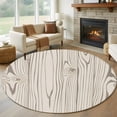 8ft Round Rug Farmhouse Vintage Area Rugs for Living Room Bedroom ...