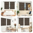 Camo and Leaf Black Pattern Blackout Curtains,Triple Weaved Fabric ...