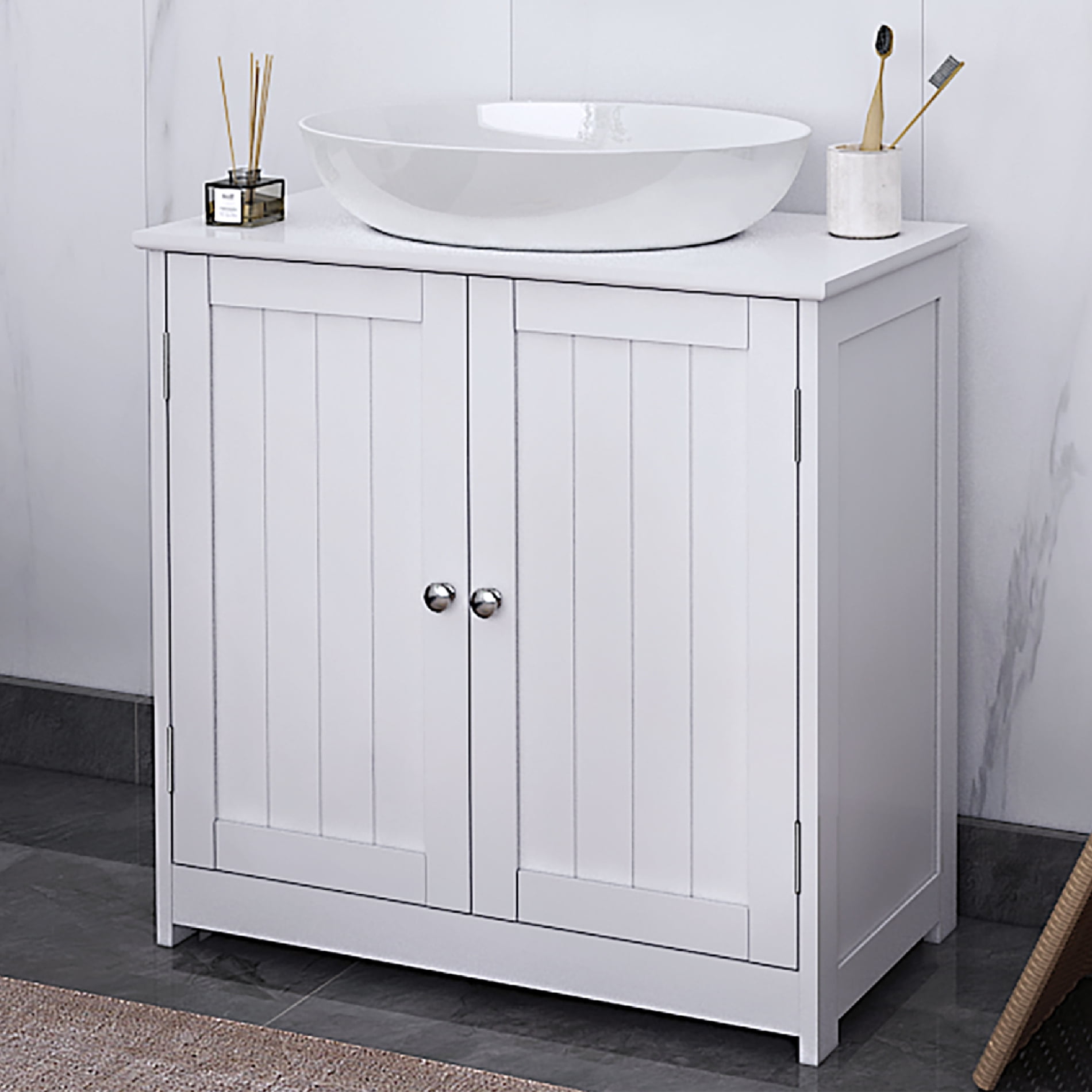 UBesGoo Pedestal Sink Bathroom Vanity Cabinet Bathroom Storage ... UBesGoo Pedestal Sink Bathroom Vanity Cabinet Bathroom Storage ...