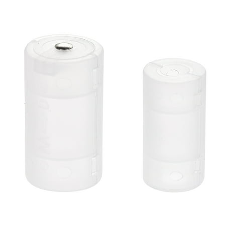 Uxcell AA to C Size Battery Adapter, AA to D Size Battery Adapter ...