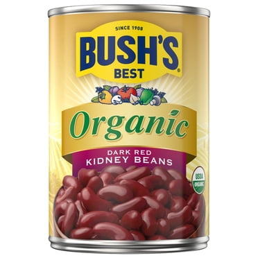 (3 pack) Bush's Dark Red Kidney Beans, Plant-Based Protein, Canned ...