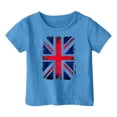 CONZONE Toddler Boys Tshirts British Flag Graphic Short Sleeve T-Shirt ...
