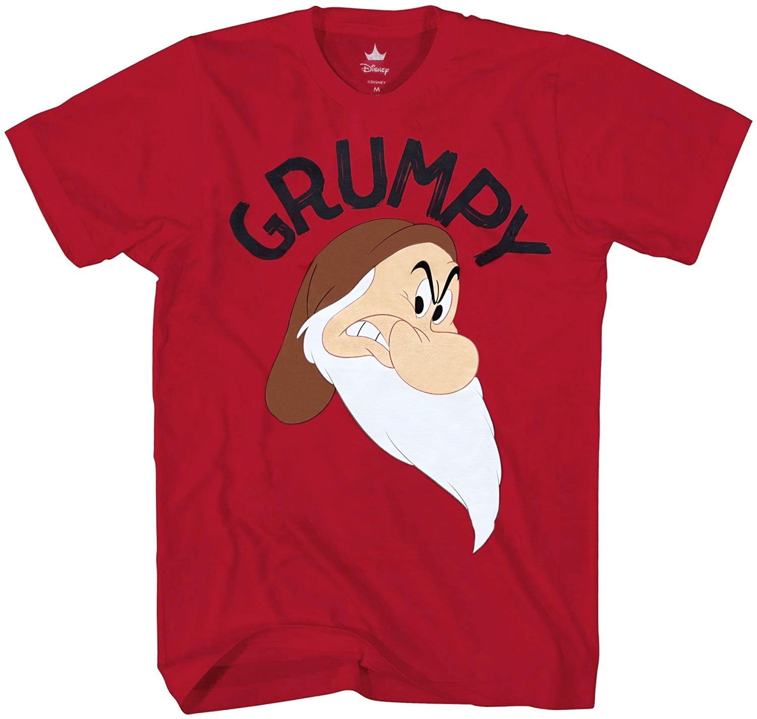 Snow White and Seven Dwarfs Grumpy Face T-Shirt - Walmart.com