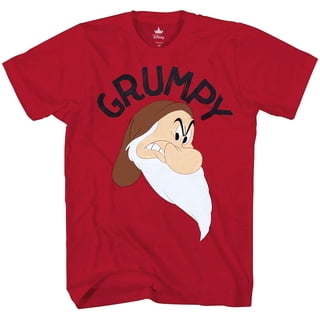 Grumpy Disney Character Caution T-Shirt-XLarge - Walmart.com