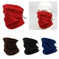 Breathable Bandanas Face Mask for Cycling Neck Warmer Fleece Tube Scarf ...