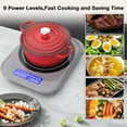 Induction Cooktop, 1800W Single Burner Induction Burner, Hot Plate with ...