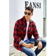 Alex Vando Mens Button Down Shirts Regular Fit Long Sleeve Casual Plaid
