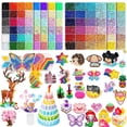 Complete DIY Fuse Beads Craft Kit – 72 Colors, Perler Bead Pen, Deluxe ...