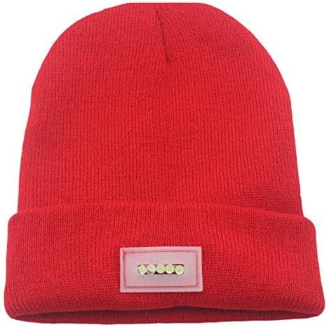 Morttic Led Beanie with Light, Hat with Light Built in for Winter ...