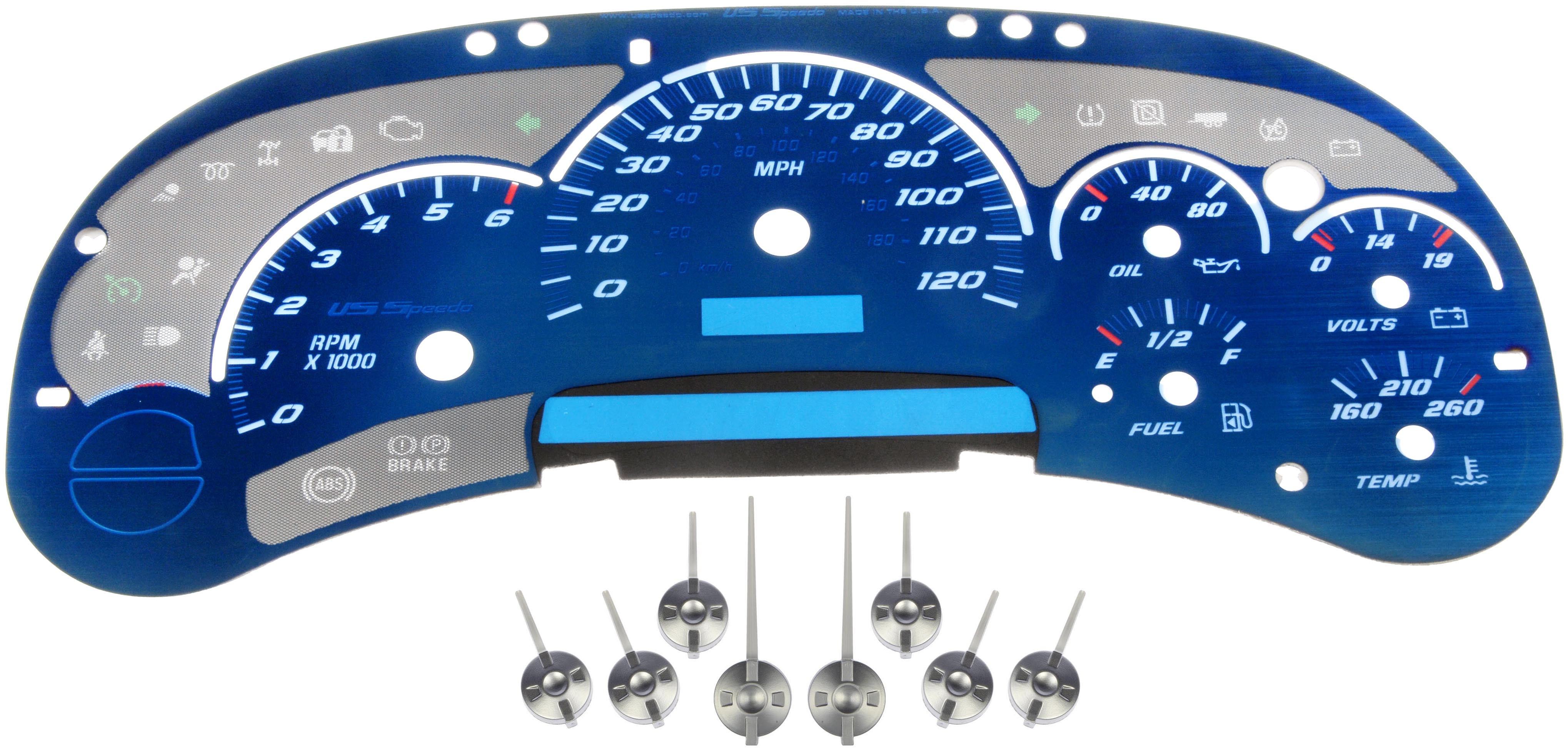 "Dorman 10-0101F Instrument Cluster Upgrade Kit - Aqua for Specific ...