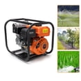 3-Inch Gasoline Water Pump, 7.5HP 210cc 4-Stroke Semi-Trash Irrigation ...