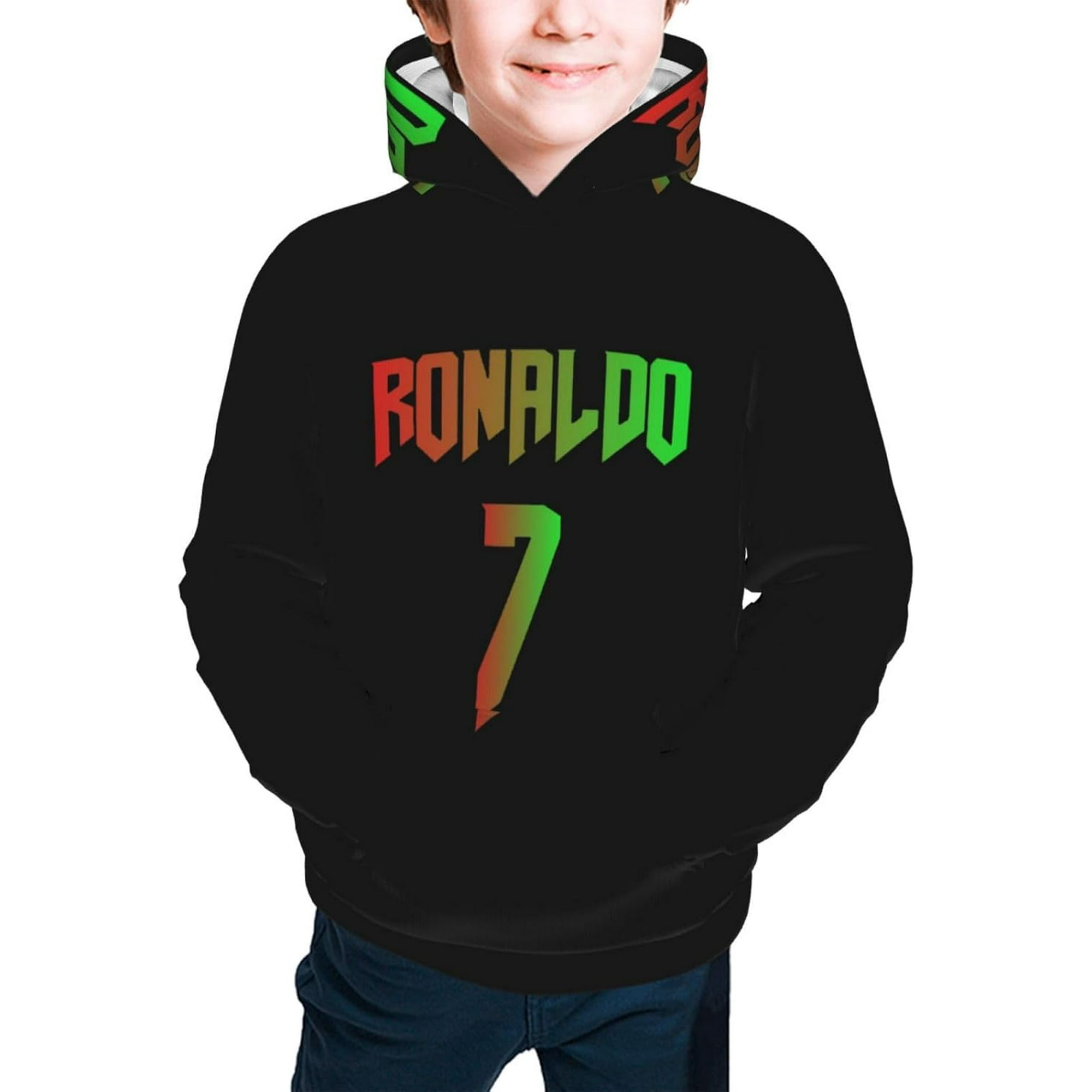 Click here for Meftishirgone Football #7 Ronaldo Unisex Youth Hoo... prices
