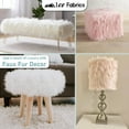 AUQ 2026 New Craft Faux Fur Fabric Pre Cut Rolls-2"X60" Fur Ribbon ...