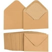100 Pack Small Kraft Paper A1 Envelopes for 3x5 inches Cards ...