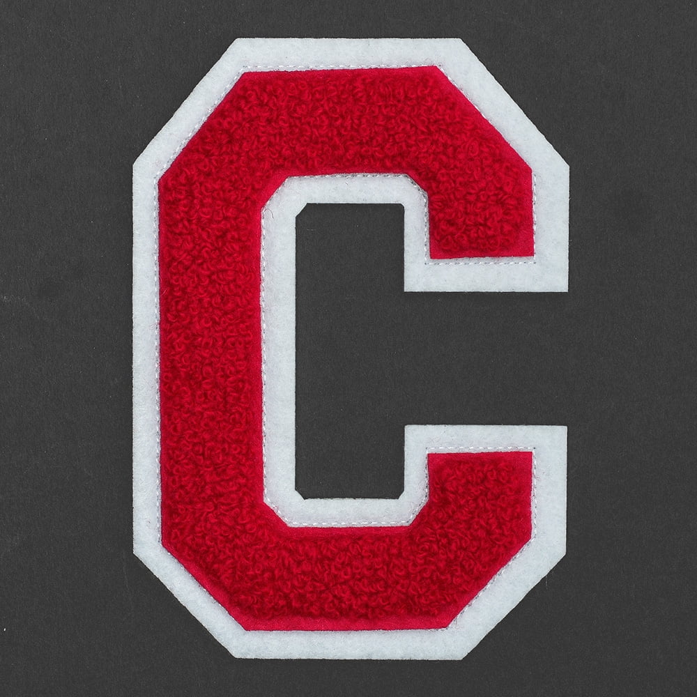 Chenille Stitch Varsity Iron-On Patch by pc, 4-1/2", Red/White, TR ...