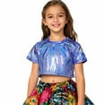 CONZONE Summer Tops For Girls Short Sleeve Solid Color Crop Tops For ...