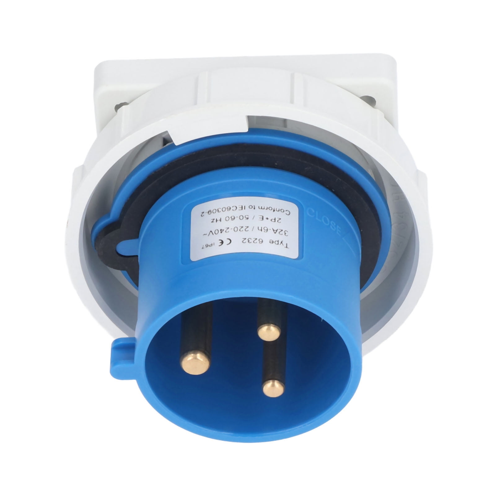 Conector de alimentación Enchufe industrial IP67 Conector de aviación ...