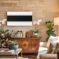 Black TV Dust Cover 85 Inch, Stripes Solid Color Computer Monitor Cover ...