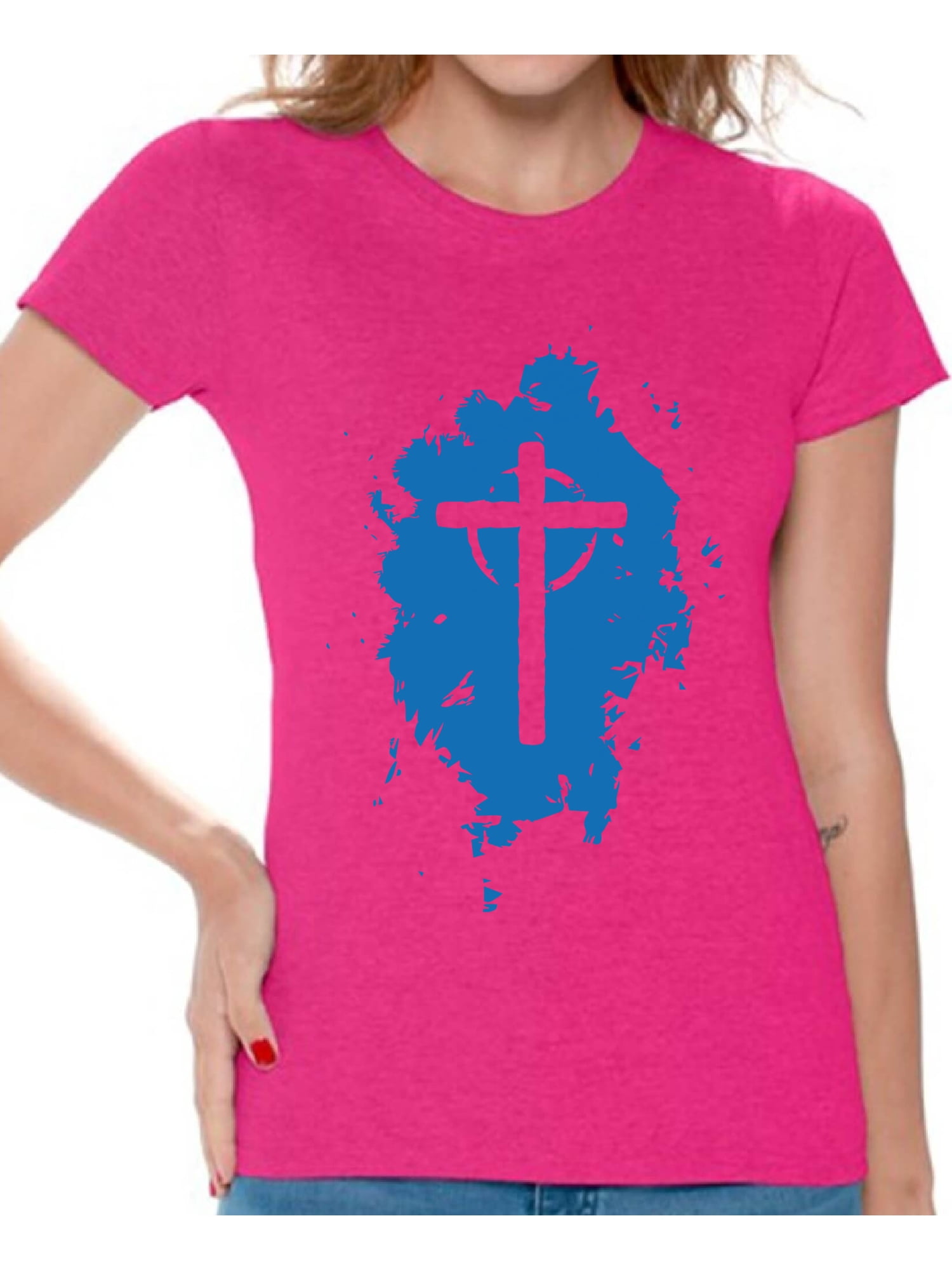 Awkward Styles Cross Shirt for Women Christian Cross Clothes for Ladies ...