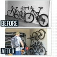 Swivel Mount Bike Storage Rack | 2 Bike Garage Wall Hooks - Walmart.com