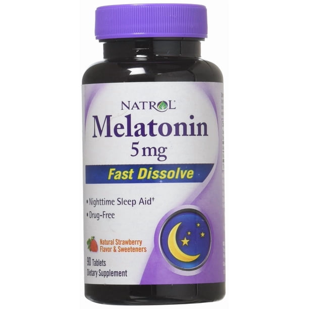 Suplemento Natrol Melatonin Fast Dissolve 5 mg 90 comprimidos | Bodega ...